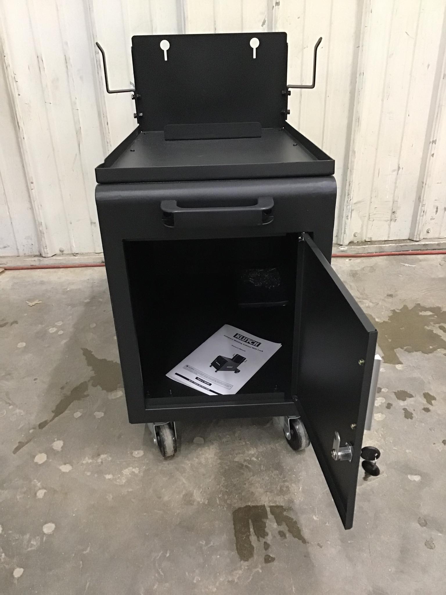 Klutch Compact Locking Welding Cabinet Review - Beginner Welding Guide